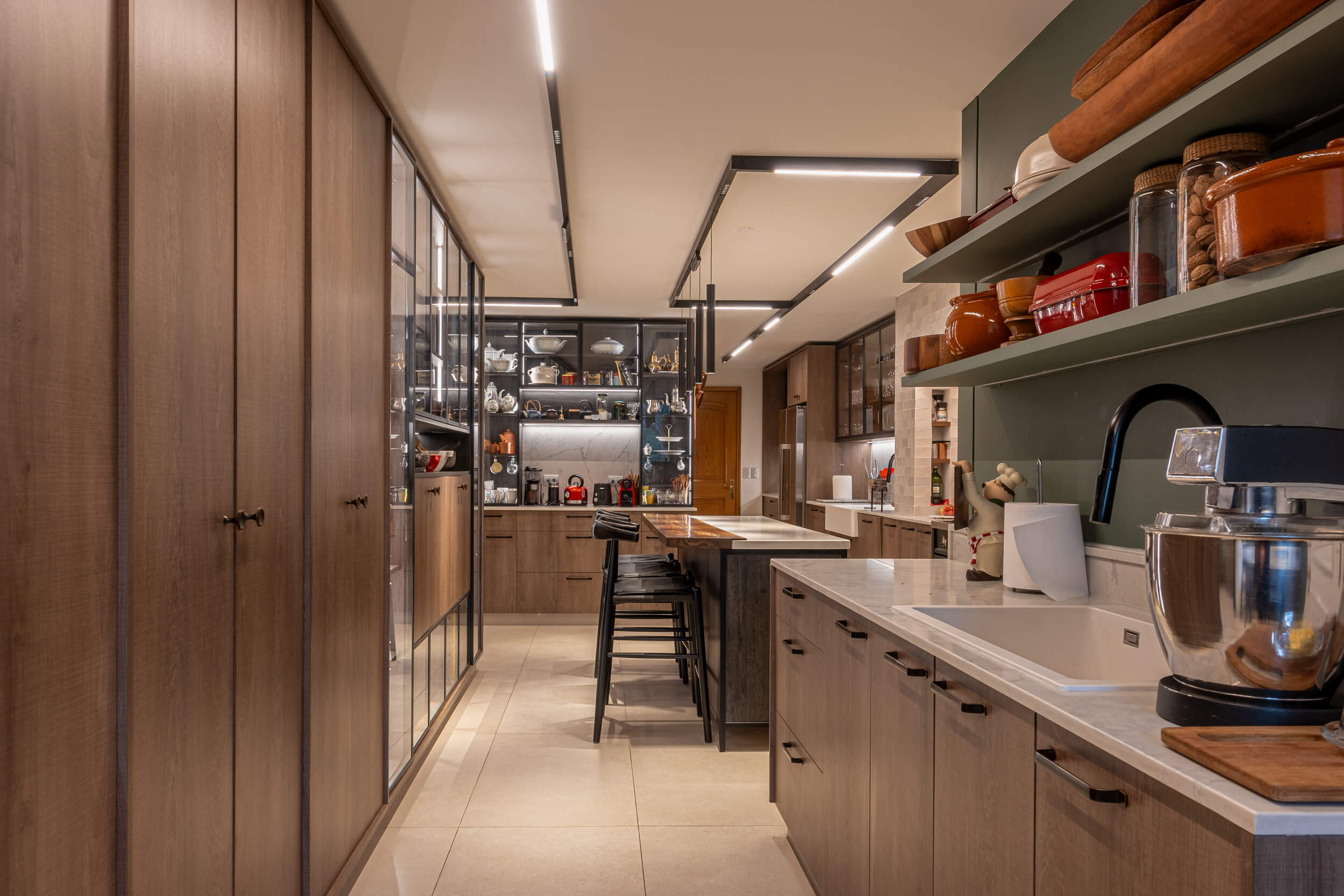 Fray Bernardo Apartment Kitchen, Chile | NEKO Lighting AG