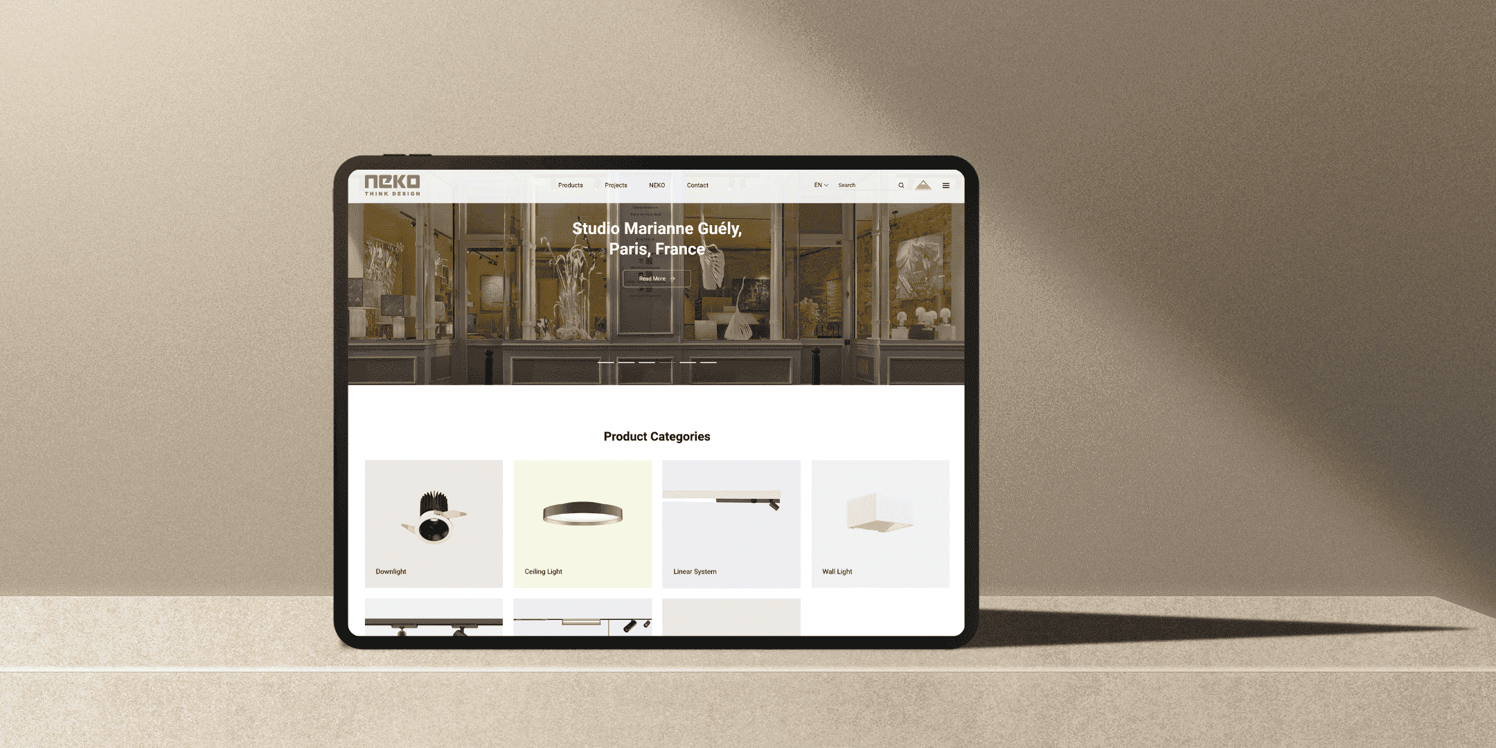 Fresh Look, New Features: Our Updated Homepage! | NEKO Lighting AG